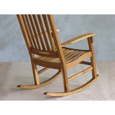 MasayaCo. Zelaya Solid Wood Rocking Chair | Wayfair